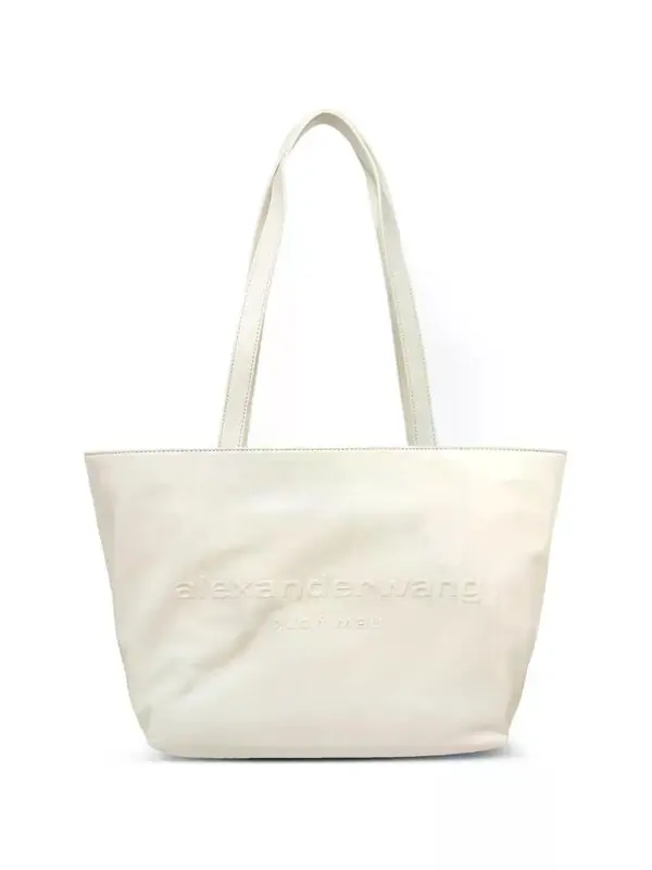 Alexander Wang Embossed Logo Tote Bag - Neutrals