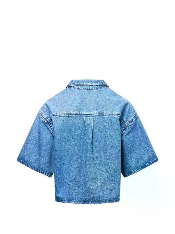 Alexander Wang Cropped Short-sleeve Shirt