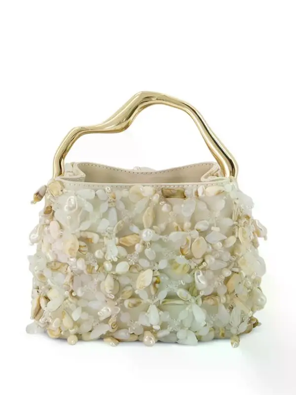 Cult Gaia Mini Solene Bead-embellished Tote Bag