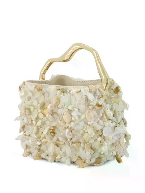 Cult Gaia Mini Solene Bead-embellished Tote Bag