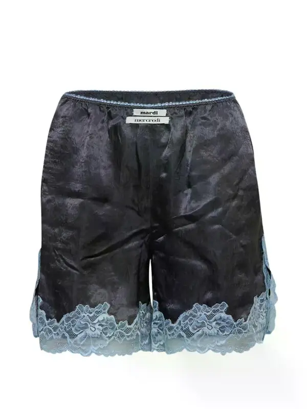 MARDI MERCREDI Lace-trim Shorts