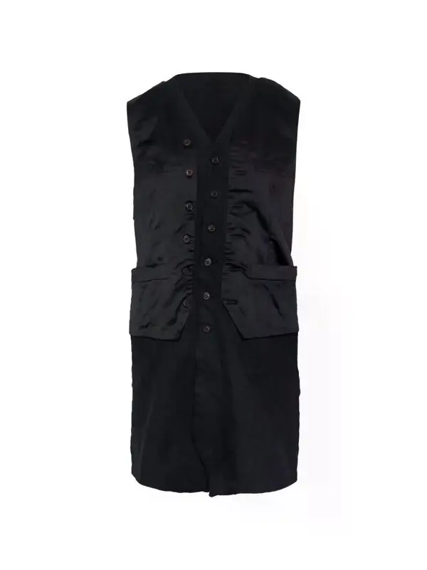 Comme Des Garçons Heavy Kersey Vest - Black