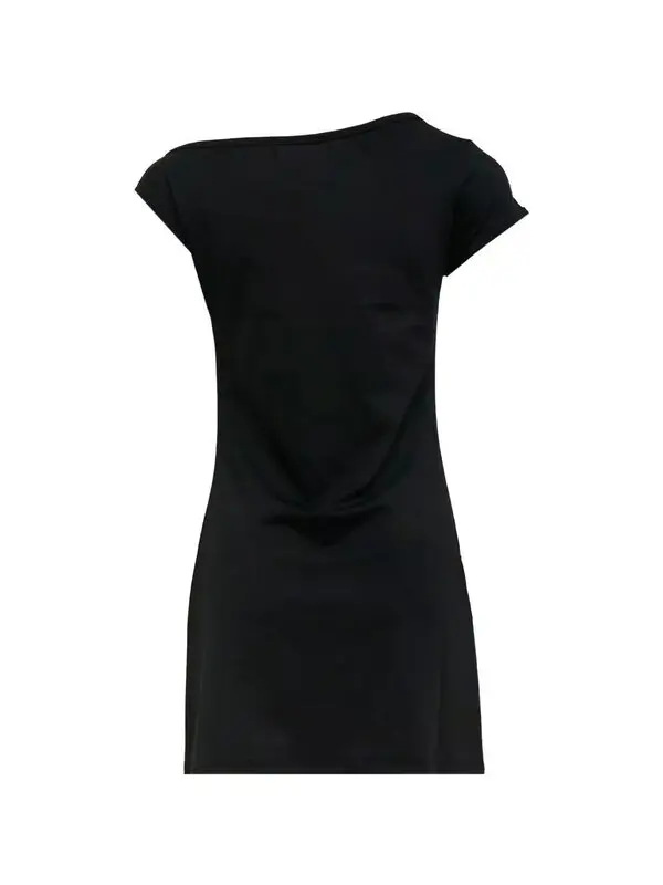 REST & RECREATION One-shoulder Logo Mini Dress
