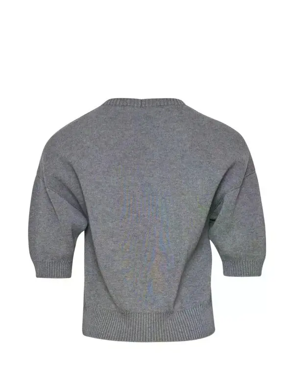 N°21 Crew Neck Short Sleeve Sweatshirt