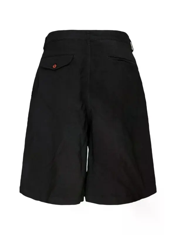 Comme Des Garçons Flap-pocket Shorts - Black