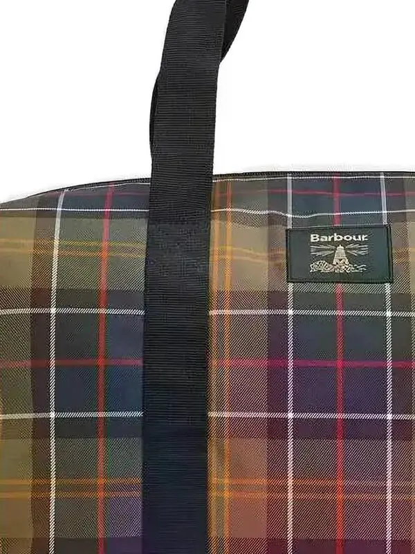 Barbour Torridon Tartan Flight Bag - Green