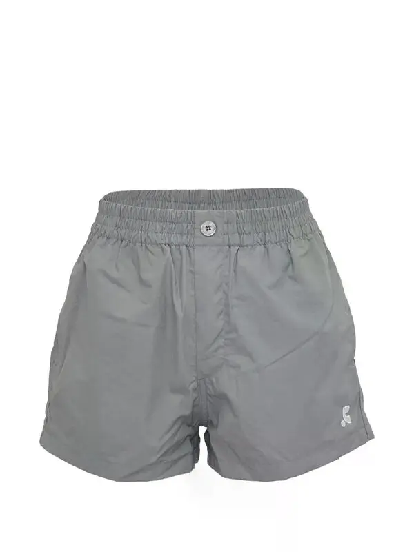 REST & RECREATION Elasticated Waist Shorts With Button Detail