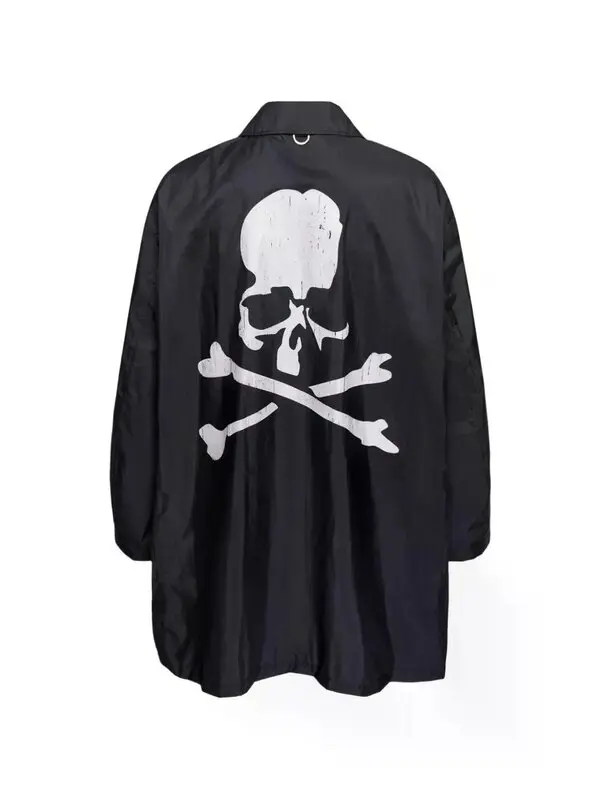 MASTERMIND WORLD Balmacaan Skull Print Coat