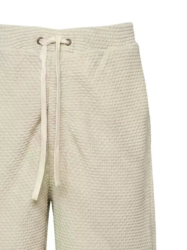 Emporio Armani Embossed Drawstring Bermuda Shorts
