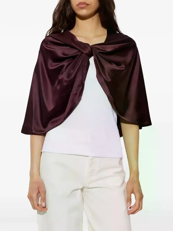 BY MALENE BIRGER Pinlos Knot-detail Cape