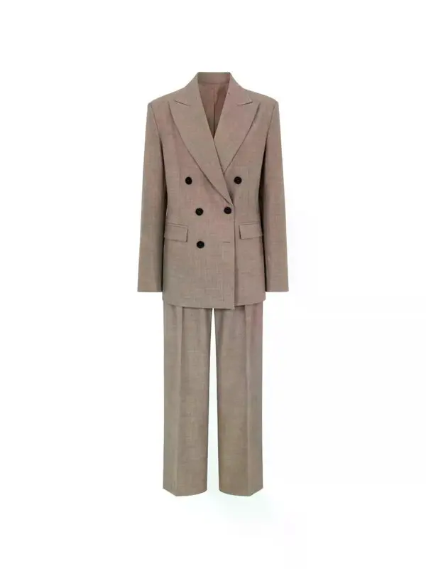ROOM76 Oslo Double-breasted Suit - Neutrals