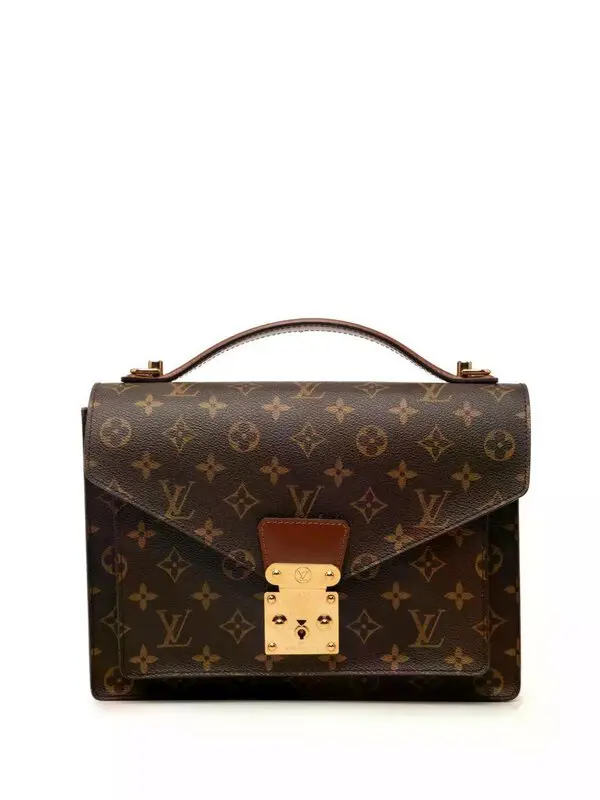 LOUIS VUITTON Monceau 28 Monogram Satchel - Brown