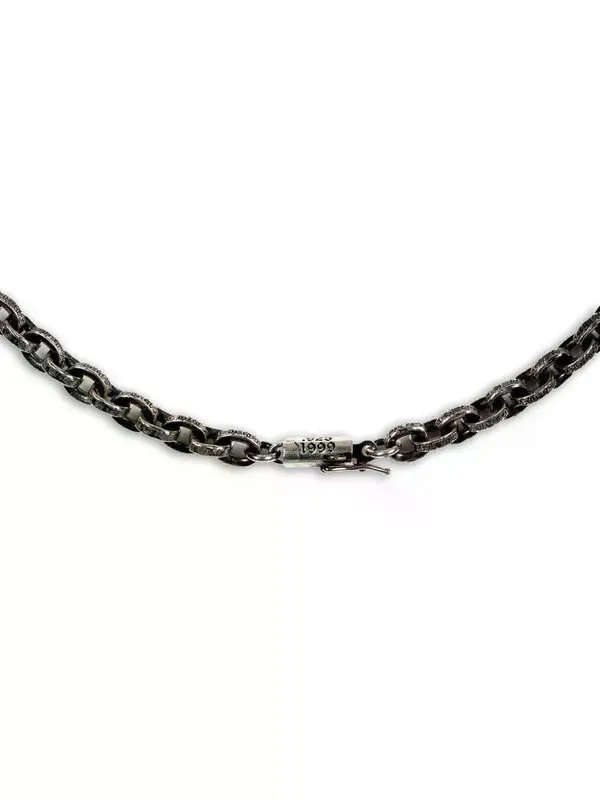 Chrome Hearts Engraved Link-chain Necklace