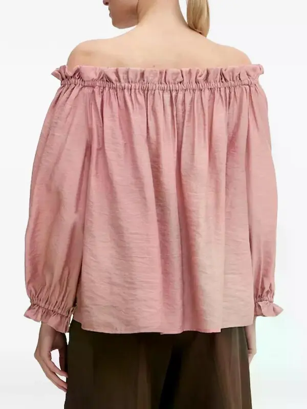 Marella Off-shoulder Ruffled Blouse