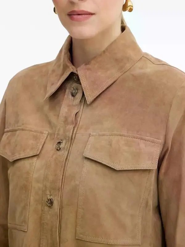 Marella Suede Button-up Jacket