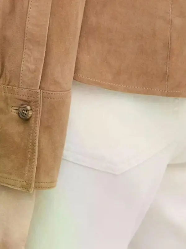 Marella Suede Button-up Jacket