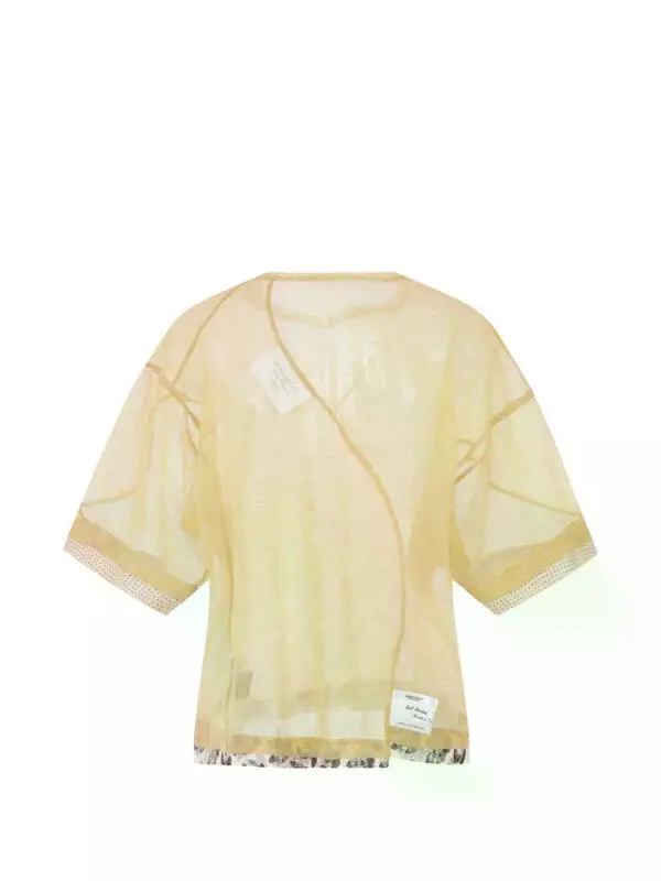 Undercover Layered Effect Semi-sheer T-shirt