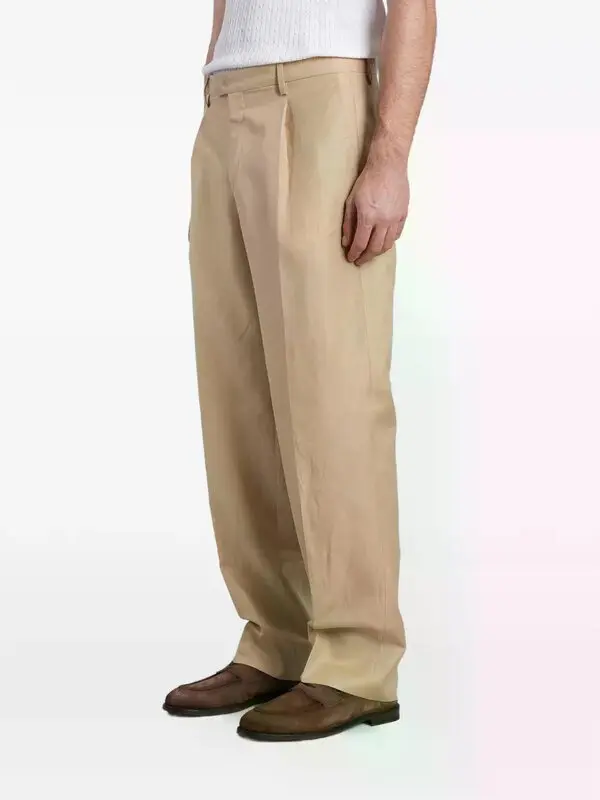 BRIGLIA 1949 Pleated Straight-leg Trousers