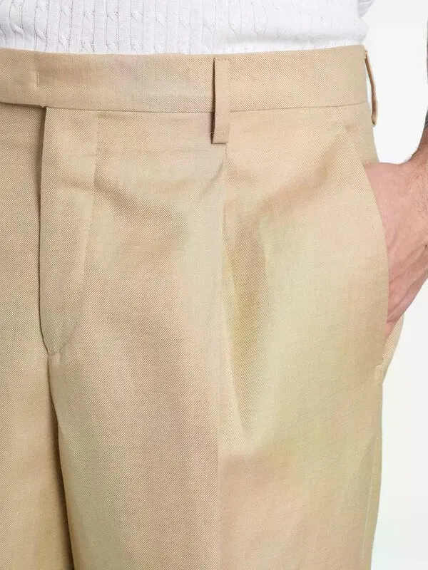 BRIGLIA 1949 Pleated Straight-leg Trousers