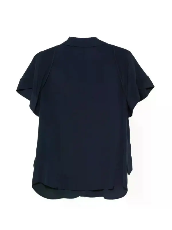 Liviana Conti Ruffled Short-sleeve Blouse