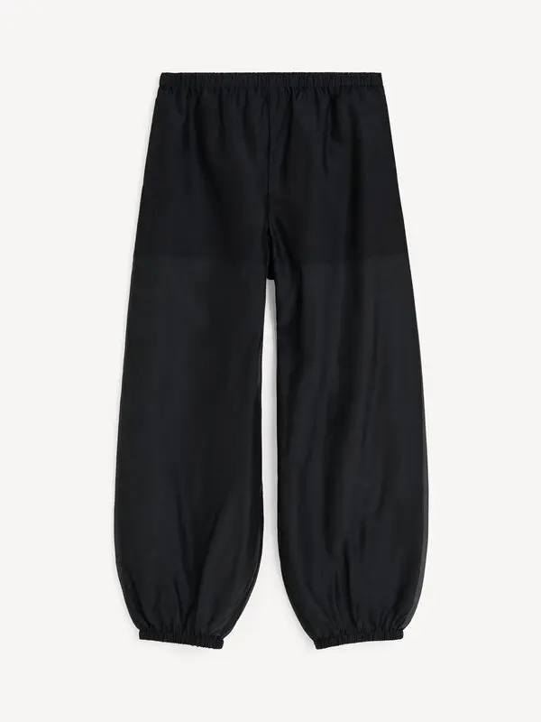 BY MALENE BIRGER Lumas Silk Organza Trousers - Black