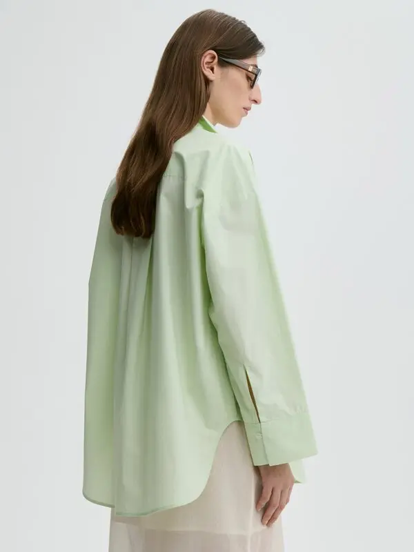 BY MALENE BIRGER Organic Cotton Button-up Shirt - Seacrest