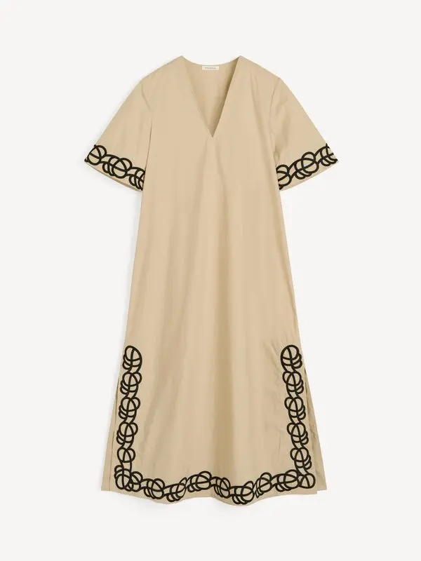 BY MALENE BIRGER Lula Organic Cotton Embroidered Maxi Dress