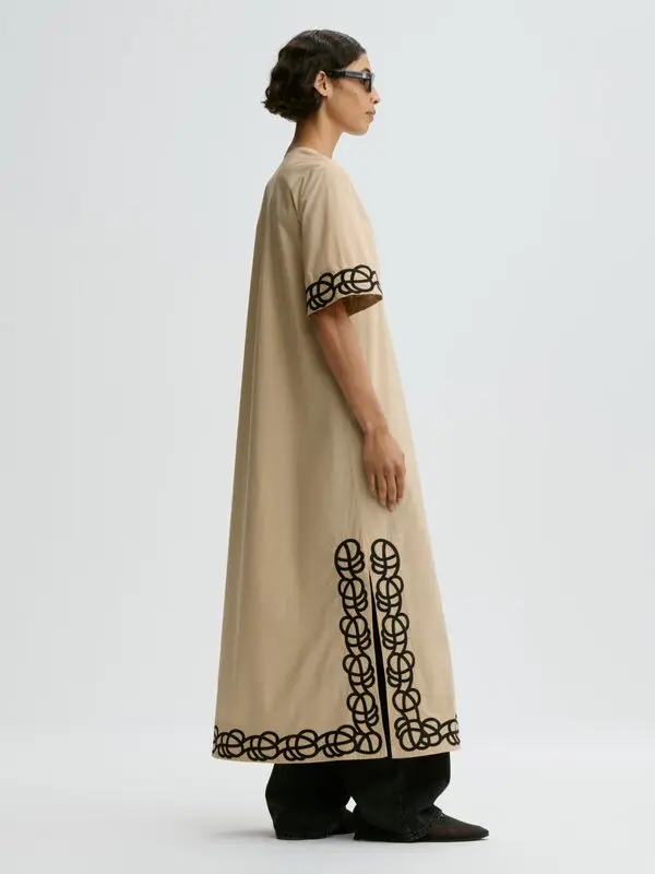 BY MALENE BIRGER Lula Organic Cotton Embroidered Maxi Dress