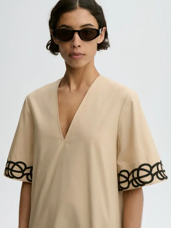 BY MALENE BIRGER Lula Organic Cotton Embroidered Maxi Dress