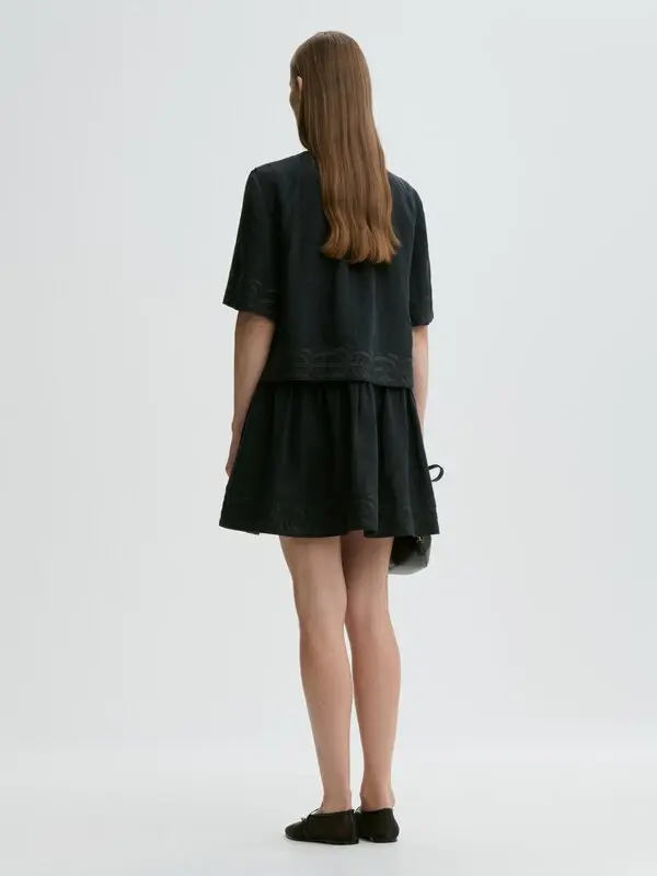 BY MALENE BIRGER Jania Linen Mini Dress