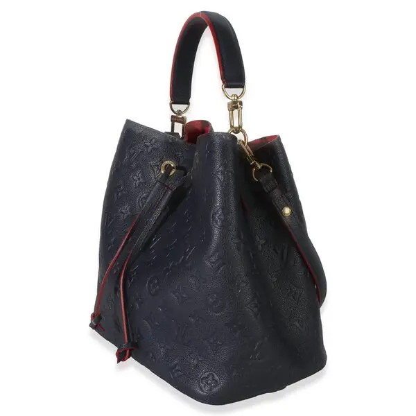 LOUIS VUITTON Monogram Empreinte Neonoe Mm Shoulder Bag - Blue