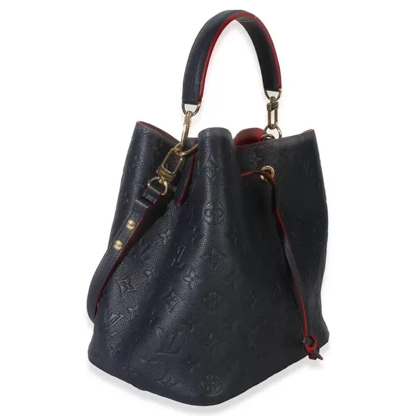 LOUIS VUITTON Monogram Empreinte Neonoe Mm Shoulder Bag - Blue