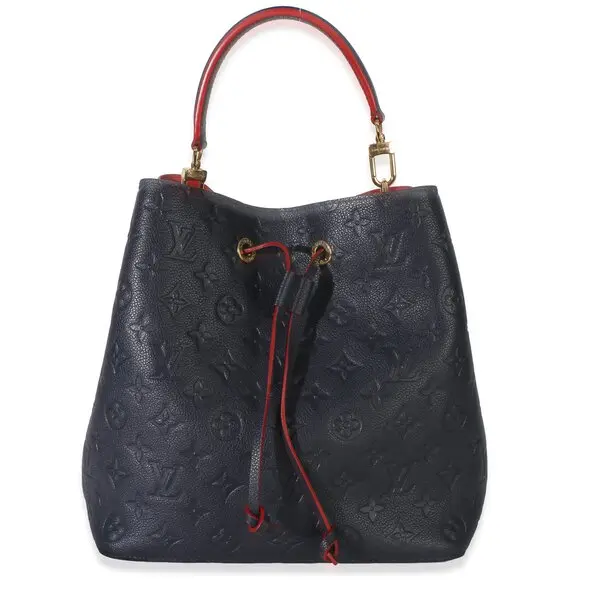 LOUIS VUITTON Monogram Empreinte Neonoe Mm Shoulder Bag - Blue