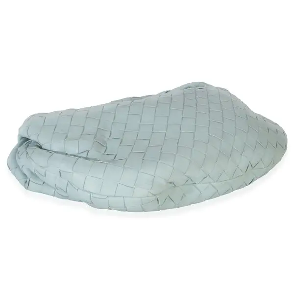 Bottega Veneta Teal Washed Nappa Intrecciato Teen Jodie Bag