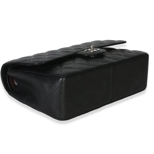 Chanel Quilted Caviar Jumbo Double Flap Bag
