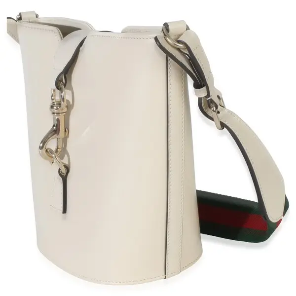 Gucci Tritone Calfskin Ophidia Web Bucket Bag