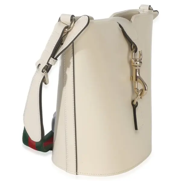 Gucci Tritone Calfskin Ophidia Web Bucket Bag