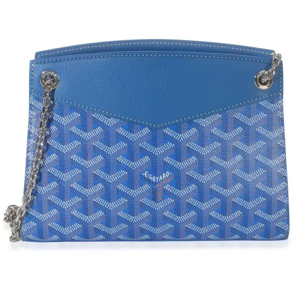 Goyard Paris Rouette Shoulder Bag In Canvas - Blue