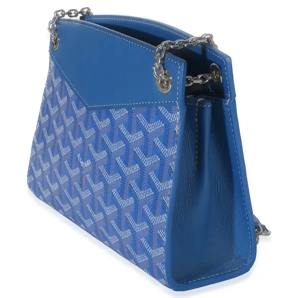 Goyard Paris Rouette Shoulder Bag In Canvas - Blue
