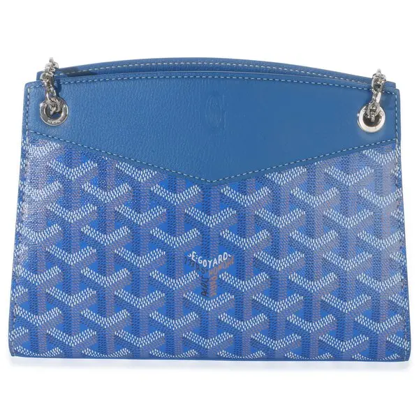 Goyard Paris Rouette Shoulder Bag In Canvas - Blue