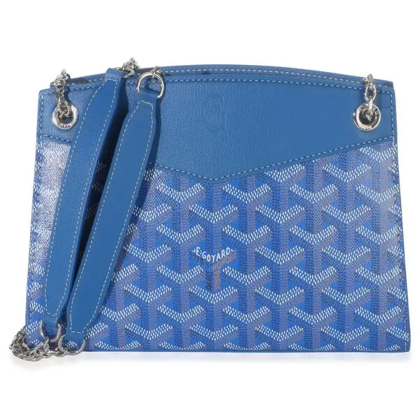 Goyard Paris Rouette Shoulder Bag In Canvas - Blue