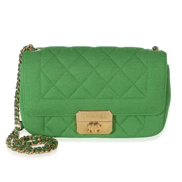 Chanel Quilted Jersey Mini Flap Bag