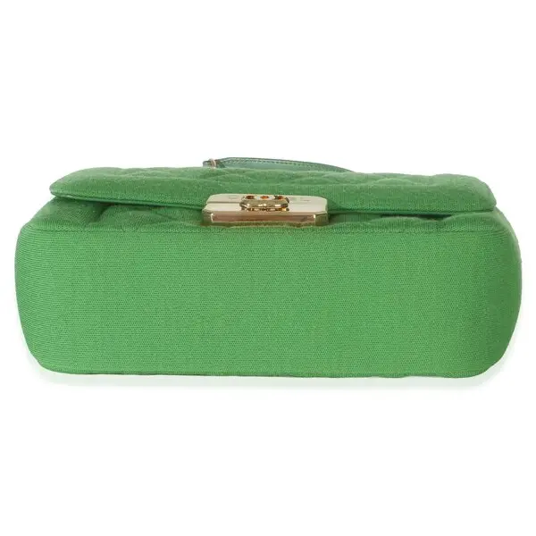 Chanel Quilted Jersey Mini Flap Bag - Green