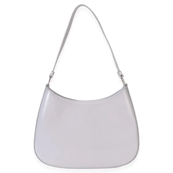 Prada Cleo Spazzolato Leather Hobo Bag - Gray