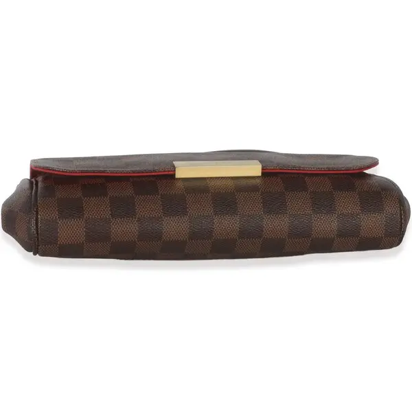 LOUIS VUITTON Damier Ebene Canvas Favorite Mm Shoulder Bag - Brown