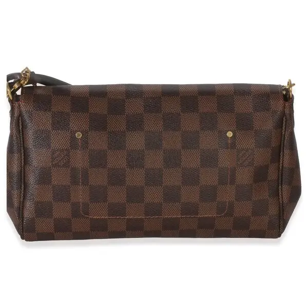 LOUIS VUITTON Damier Ebene Canvas Favorite Mm Shoulder Bag - Brown