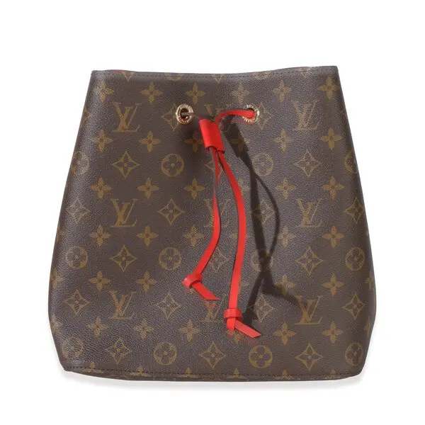 LOUIS VUITTON Monogram Canvas Neonoe Mm Bucket Bag - Brown