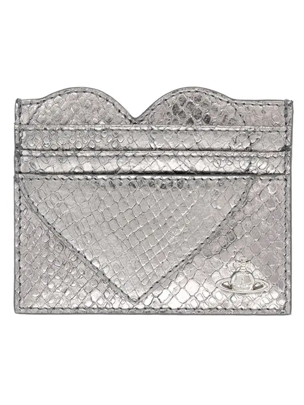 VIVIENNE WESTWOOD Portacarte "heart - Grey