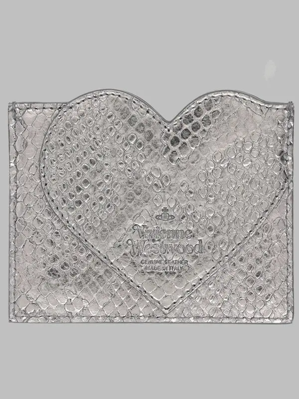 VIVIENNE WESTWOOD Portacarte "heart - Grey