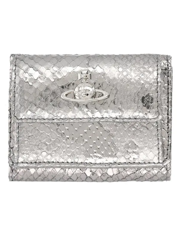 VIVIENNE WESTWOOD Orb Detail Wallet - Grey